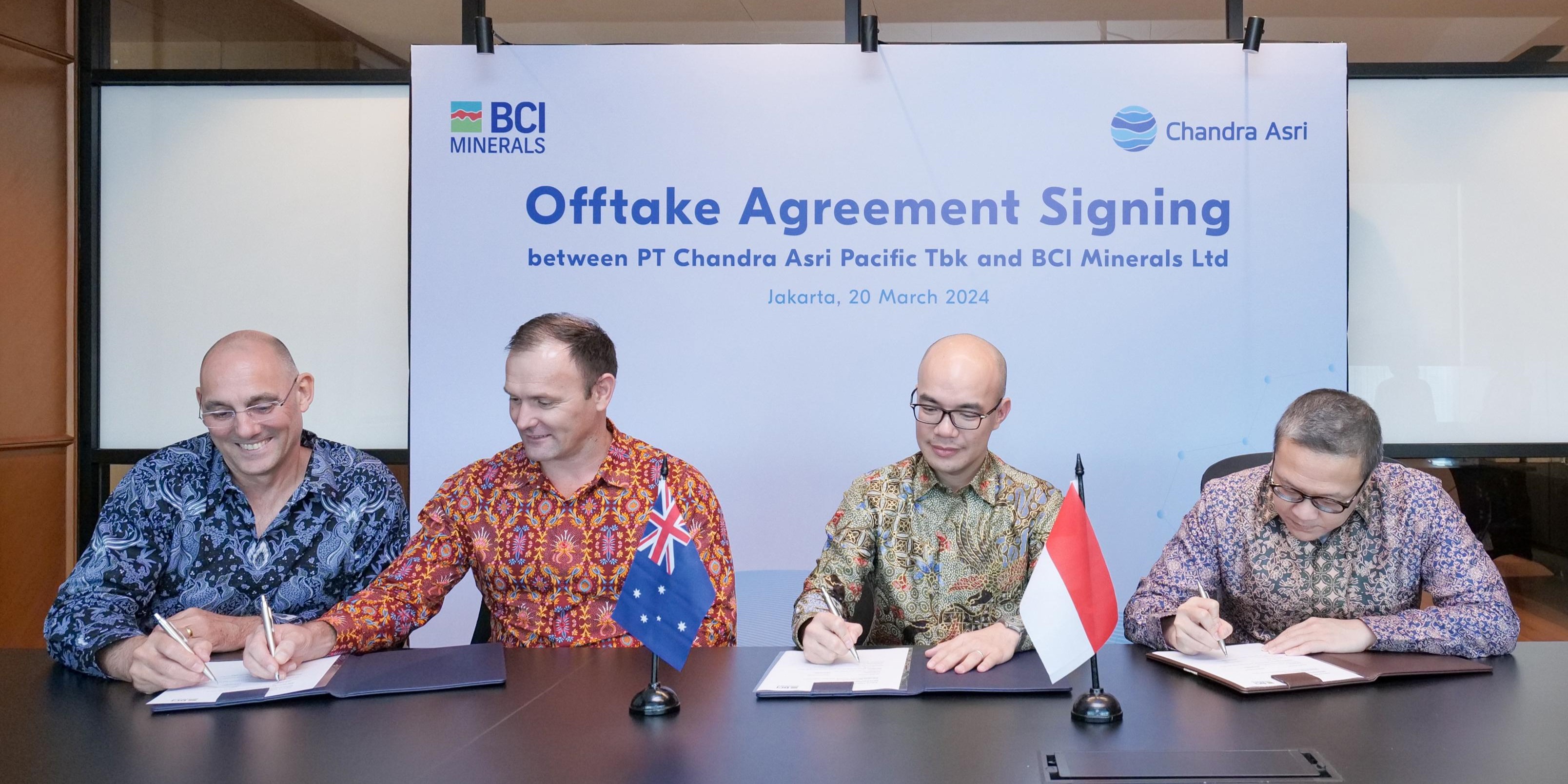 Chandra Asri Signs Binding Salt Offtake Agreement with BCI Minerals ...